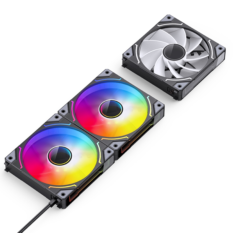 Jonsbo ZH-120 3 Pin ARGB PWM 12cm Reverse Fan / Building Block Fan ...