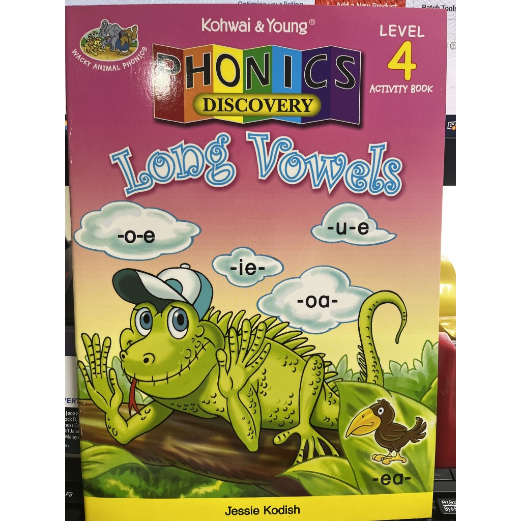 PHONICS DISCOVERY LEVEL 4 ACTIVITY BOOK (LONG VOWELS) | Shopee Malaysia