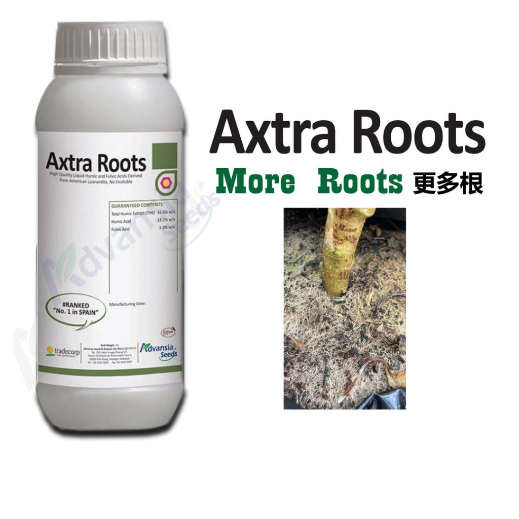Axtra Roots 植物生长激活剂 (More Roots 更多根，More Fruits 更多果) 1L | Shopee Malaysia