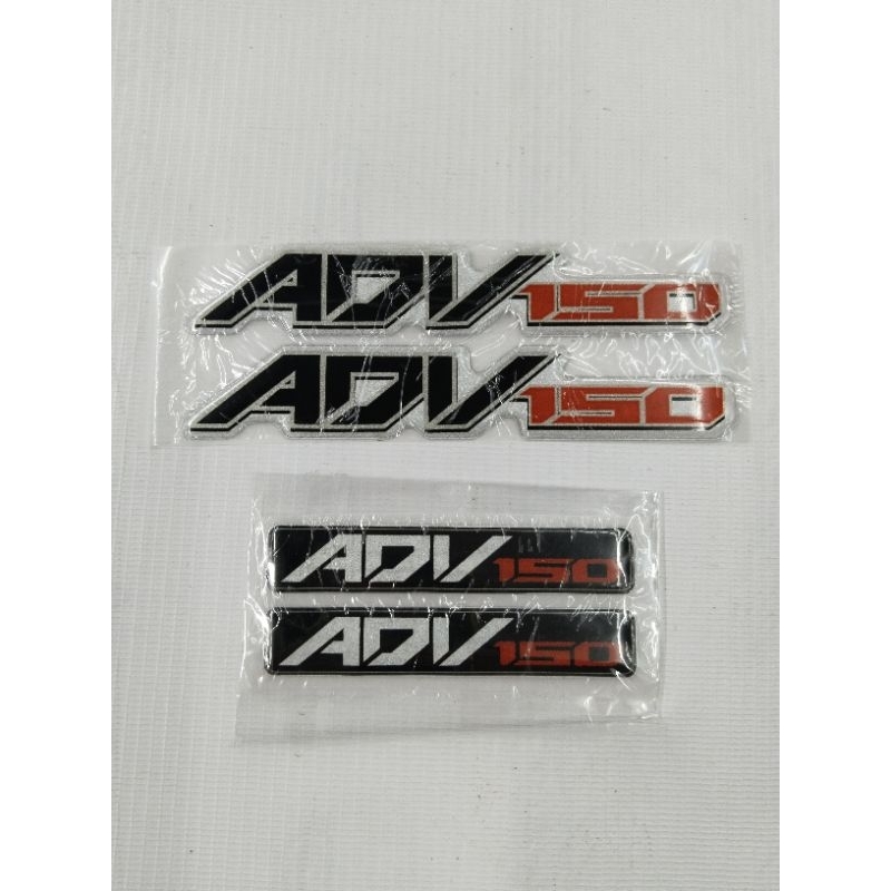 HONDA ADV150 STICKER EMBLEM EPOXY LOGO ADV150 STICKER REFLECTIVE ...