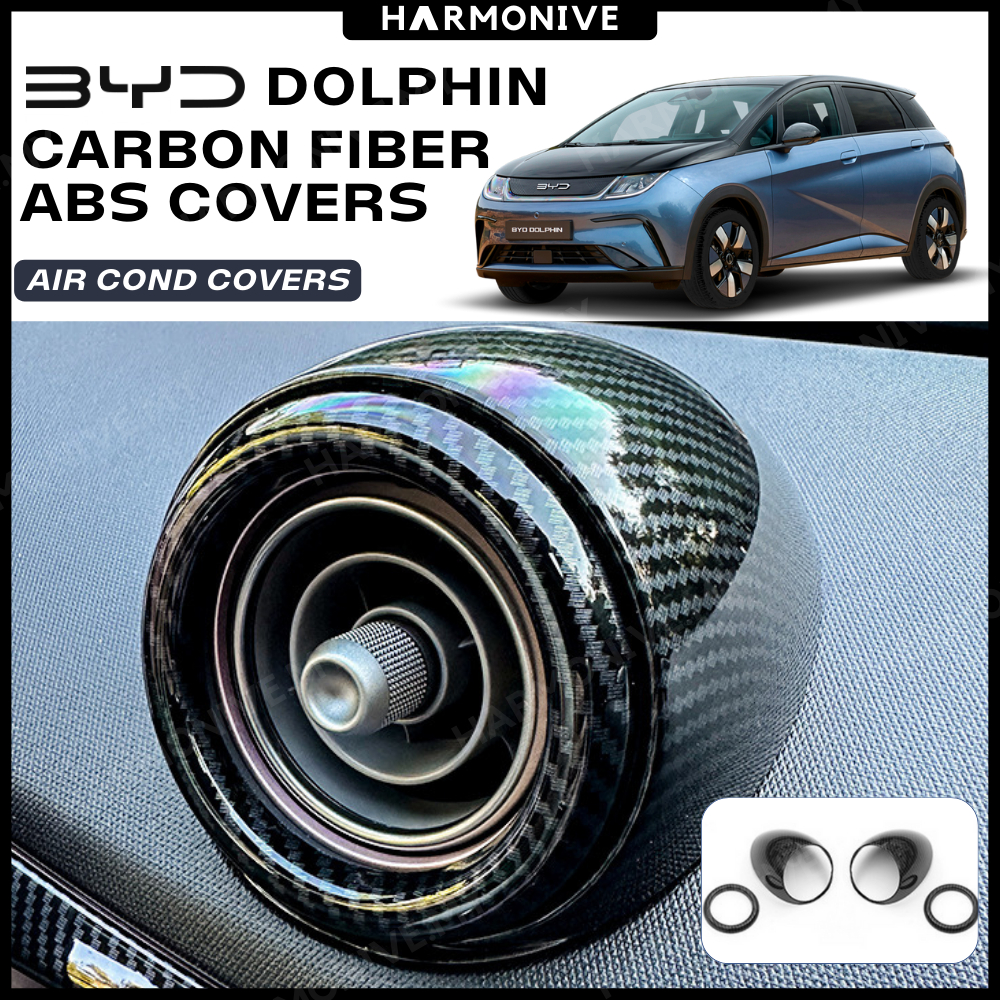 BYD Dolphin Interior Carbon Fiber Center Console Air Cond ABS Cover ...