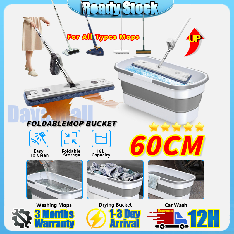 16L Large Capacity Collapsible Mop Bucket for All Type Of Cleaning Mop ...