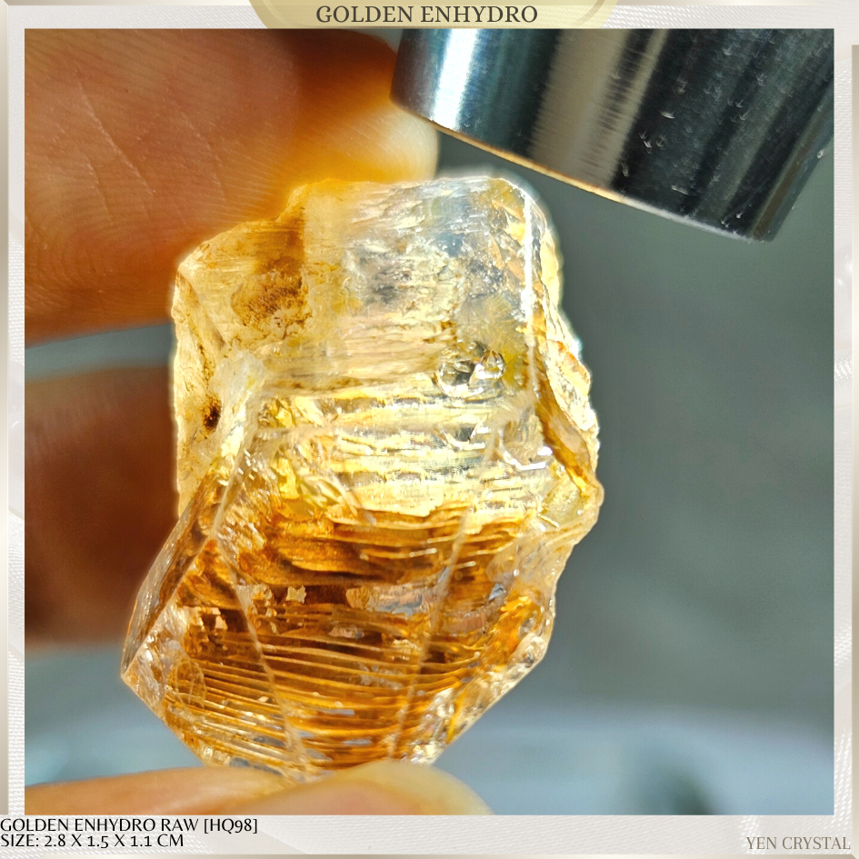 GOLDEN ENHYDRO SKELETAL QUARTZ*HIGH QUALITY*[HQ32]HIMALAYANS -Cleanse ...