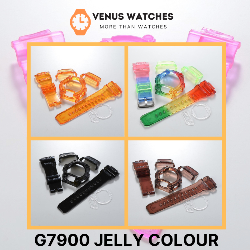 [VENUS WATCHES]G7900 MULTI COLOR CRYSTAL CLEAR BAND AND BEZEL BNB ...