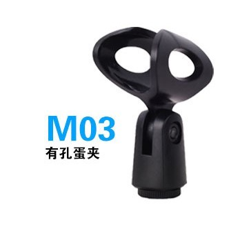 [READY STOCK] Plastic Black Mic Microphone Stand Clip Clamp Holder Mic ...