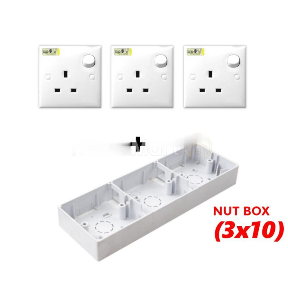 SIRIM 13A Switch Socket Outlet Wall Socket Switches Power Plug Wall ...