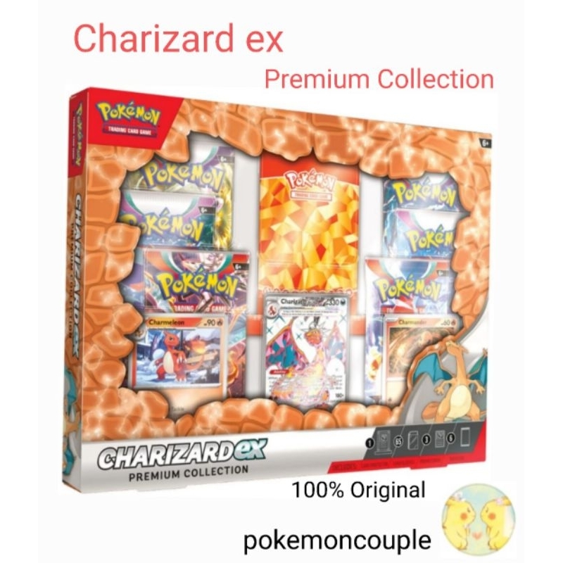 Pokemon Card TCG : Charizard ex Premium Collection Box 100% Original ...