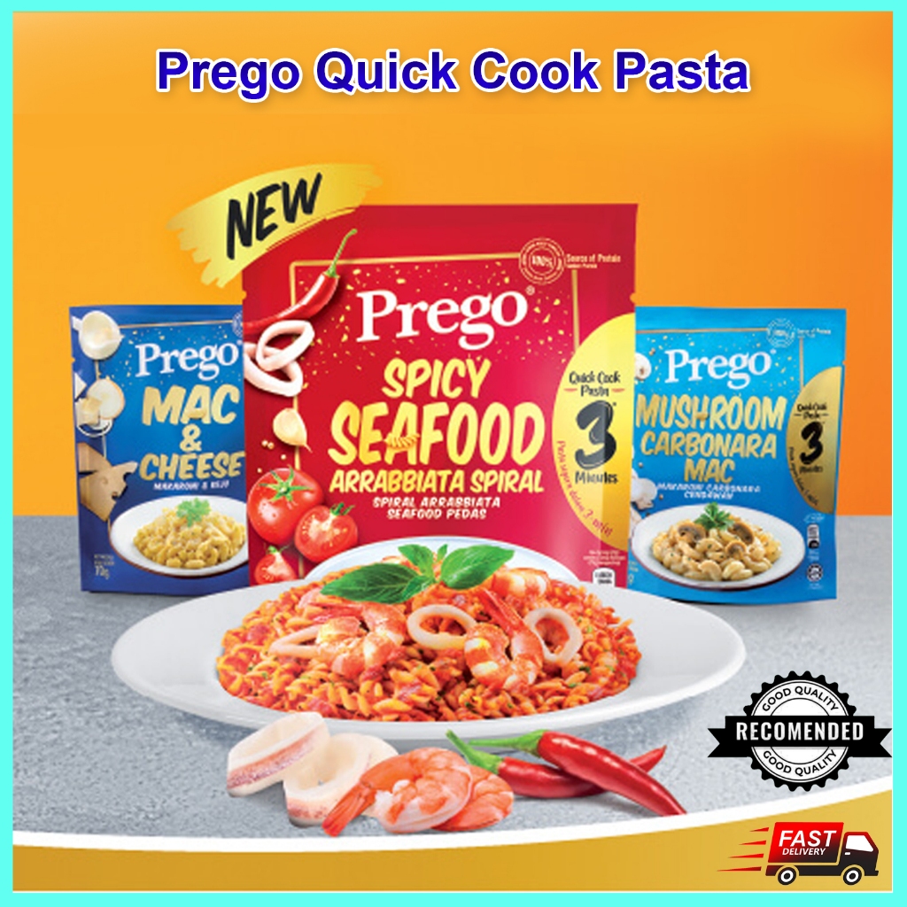 [FREE SHIPPING] [3 Packs] Prego Quick Cook Pasta Mac & Cheese Mushroom ...
