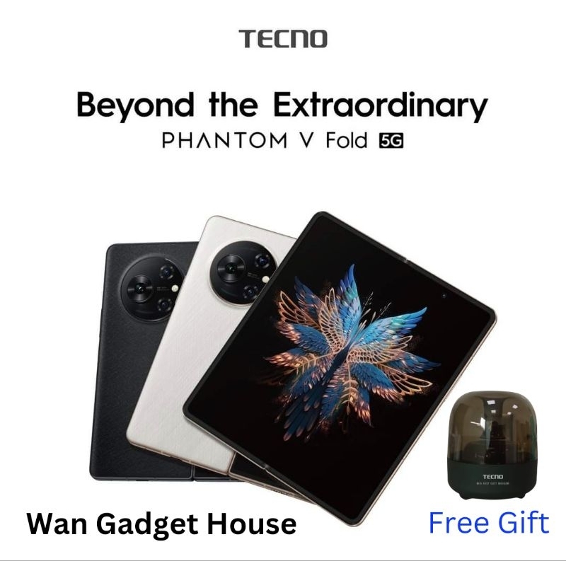TECNO Phantom V Fold 5G |12GB+8GB Ram 512GB Rom | MY Set | Shopee Malaysia