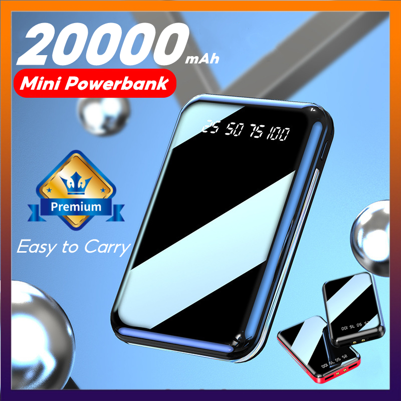 Mini Powerbank 20000mah 2.1 Fast Charging Display Power bank Portable ...