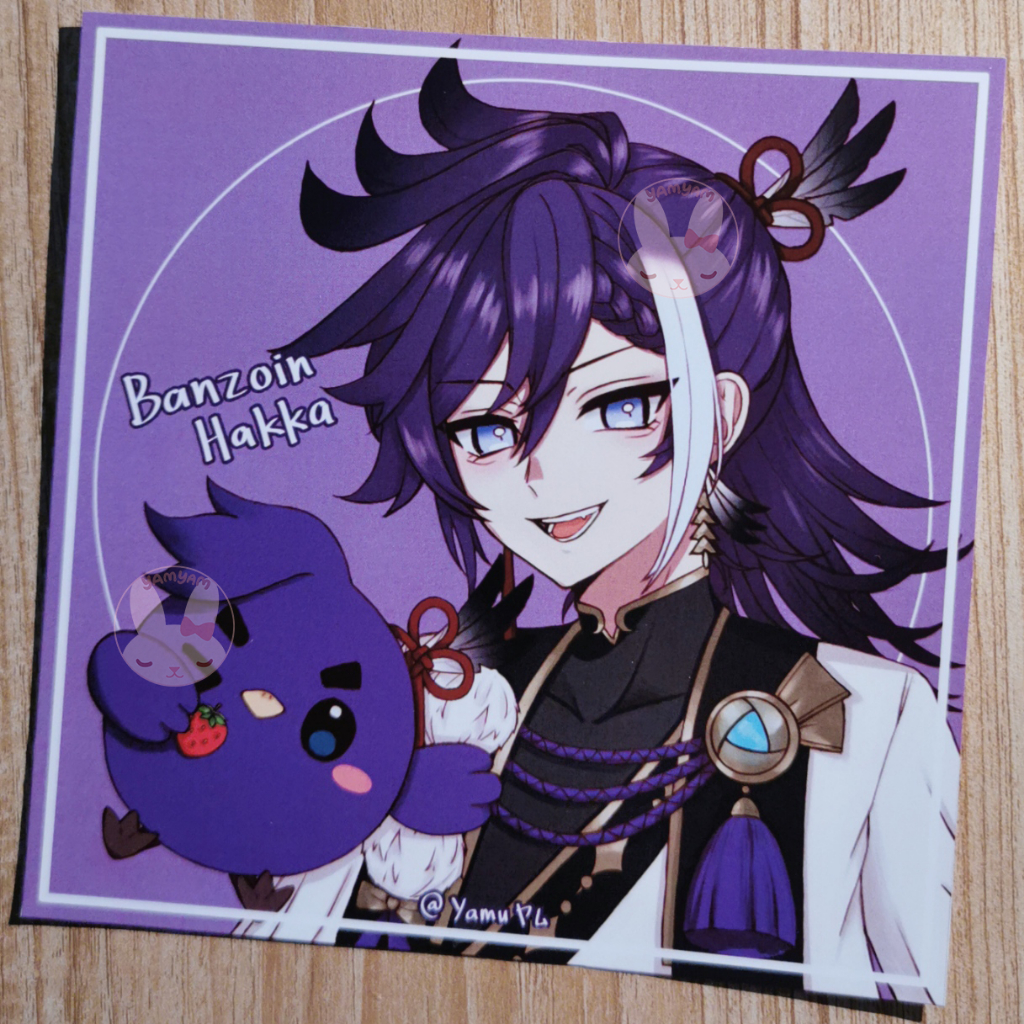 ~YamuCorner~ 1 Pc 🔅 Vtuber Banzoin Hakka Hakkito Holostar EN Art Print ...