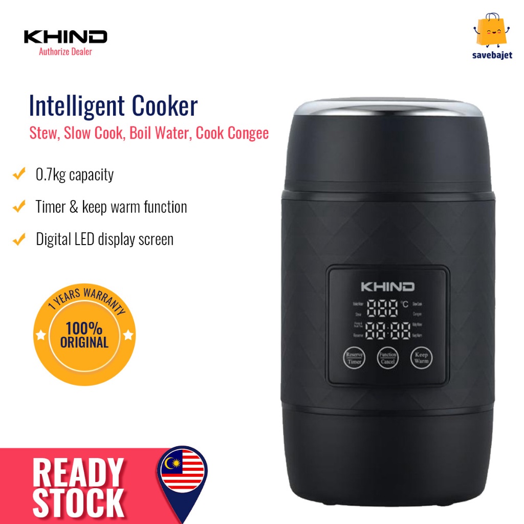 KHIND Intelligent Cooker - Black (0.7L) MTK700-BK | Shopee Malaysia