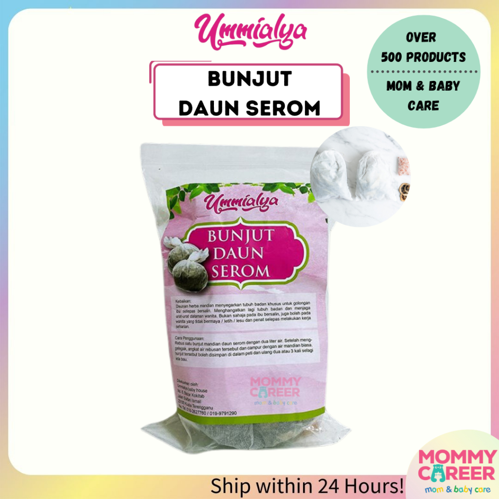 Bunjut Daun Serom Mandian Herba Lepas Bersalin dalam pantang Ummialya ...