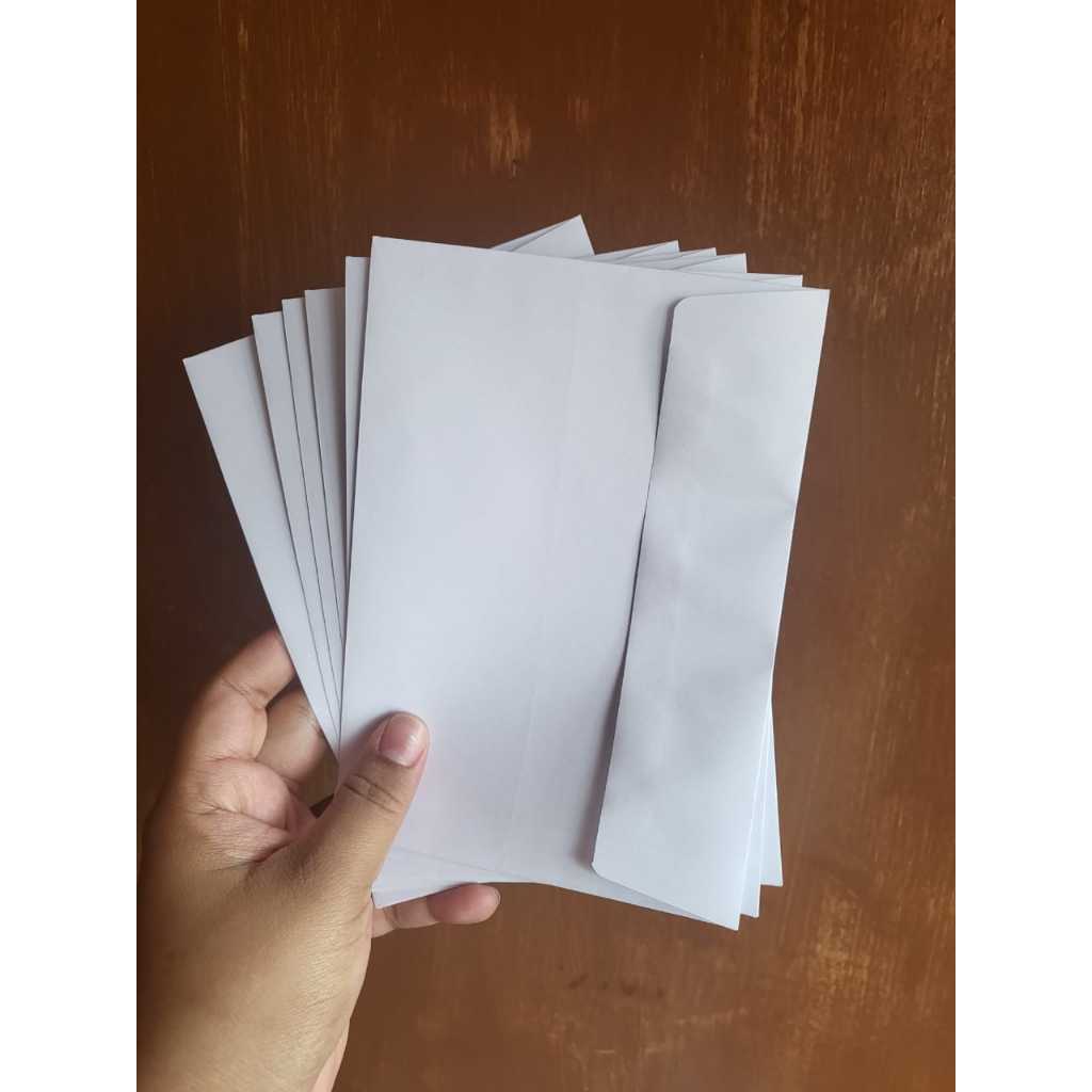 Ready Stock White Envelope 4x6 sampul putih kad kahwin saiz A6 | Shopee ...