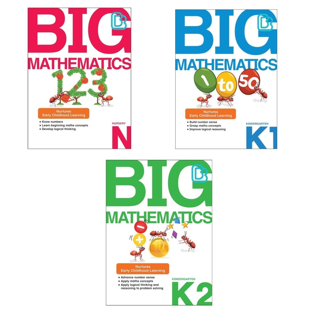 BIG Mathematics Book 1-3 | Topical | Pre-School Assessment Books - SAP ...