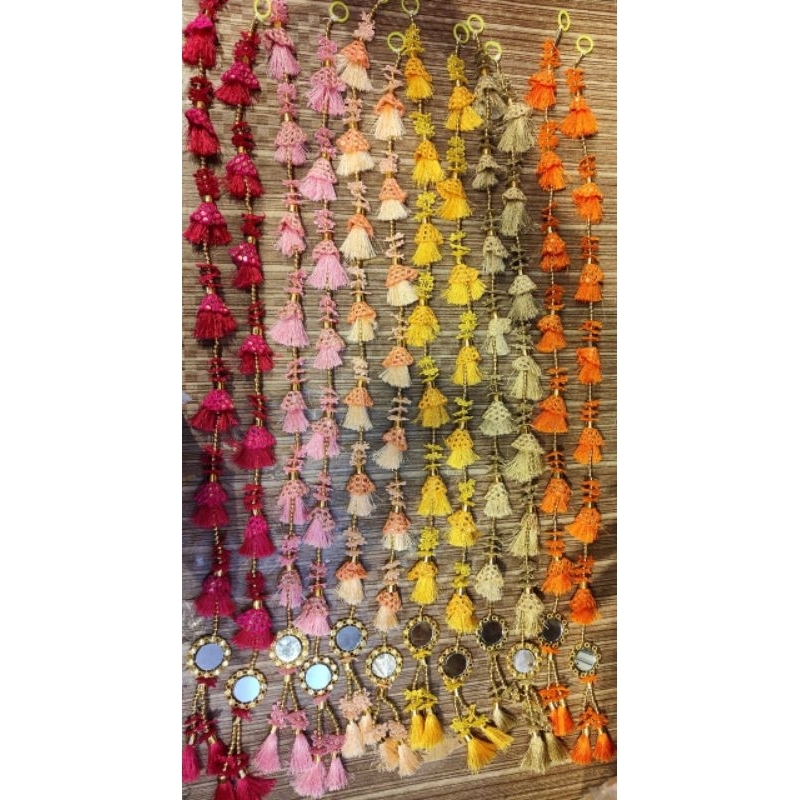 Hanging Deco Thread Maalai with Mirror | Shopee Malaysia