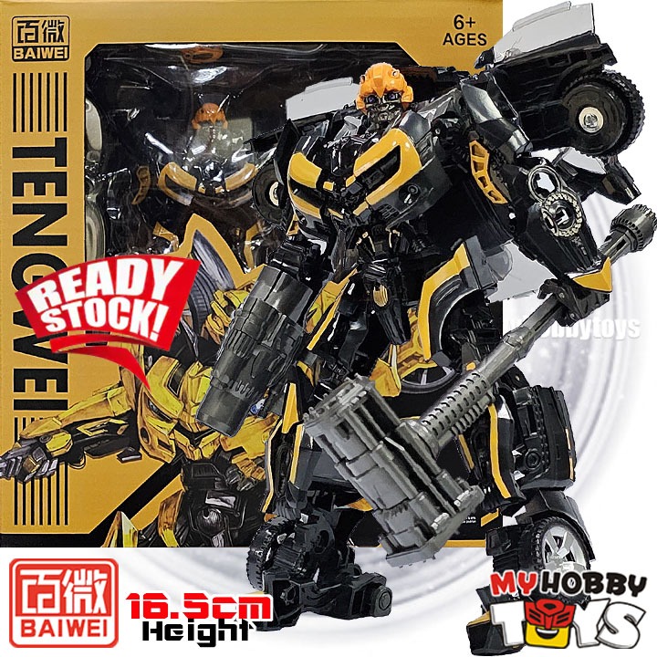BAIWEI Transformable Robot - TW1025B Black Bumblebee , Oversize Studio ...