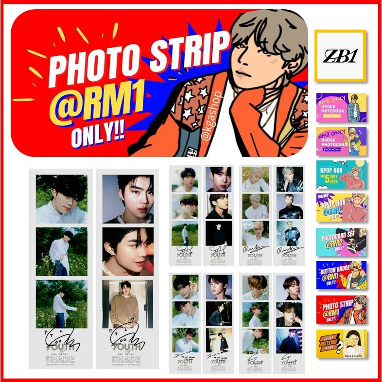 [ZB1] PHOTOSTRIP ZEROBASEONE ZB1 IN BLOOM YOUTH BASE ZHANG TAERAE YUJIN ...