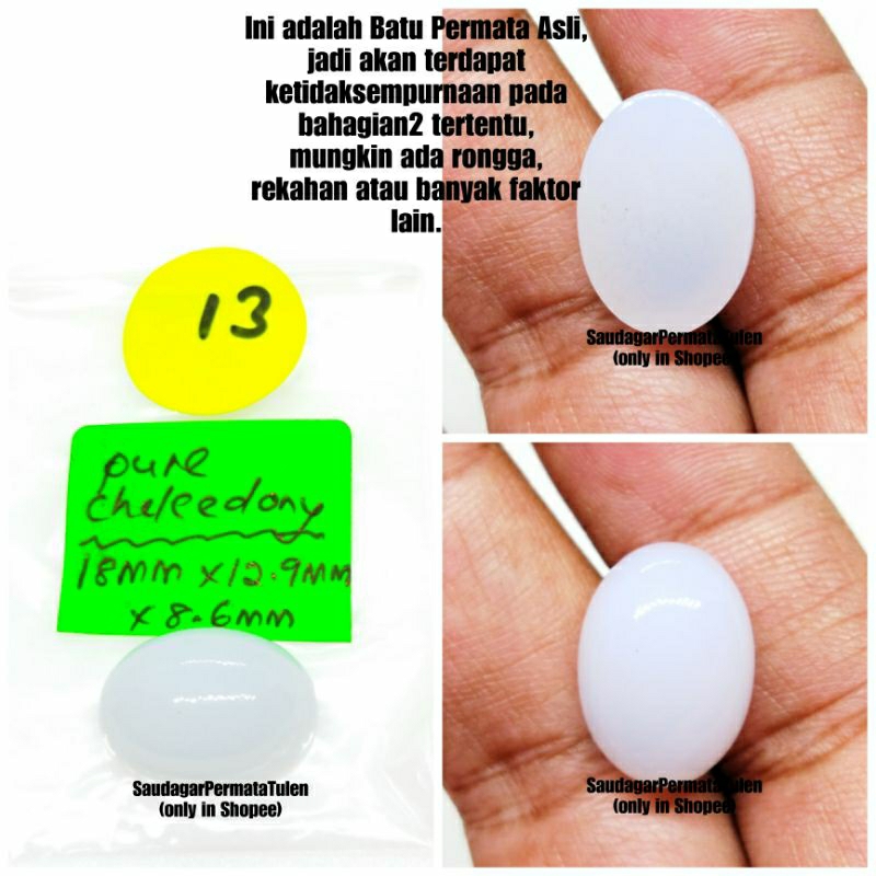 Batu Cincin 100% Asli Pure Chelcedony ( Batu Anggur ) | Shopee Malaysia