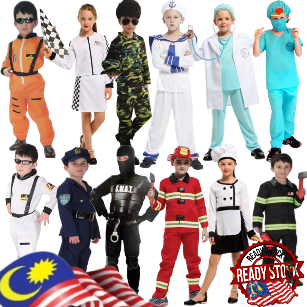 Kids Occupation Costumes Baju Cita-cita Budak[Doctor,Surgeon,Astronaut ...