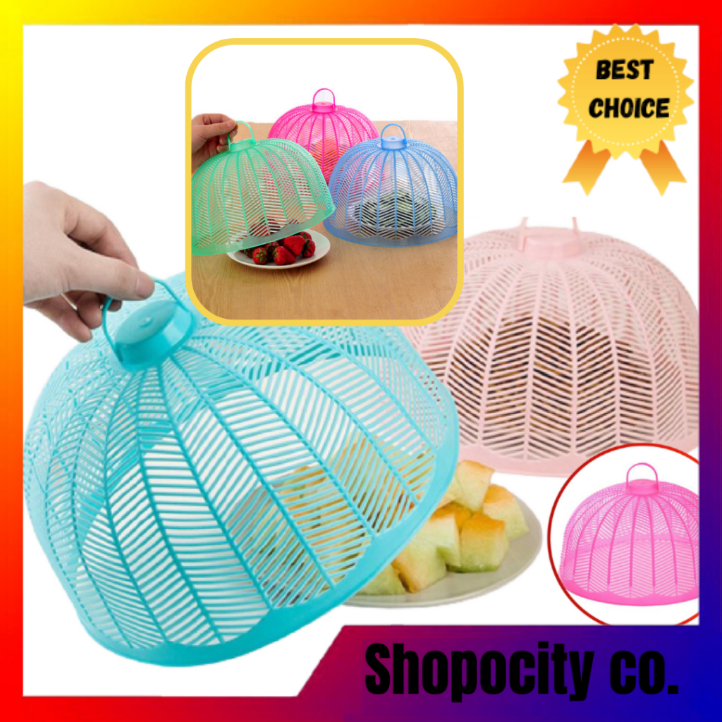 Colorful Dining Table Cover Meal Cover Kitchen Round Dish Food Cover ...