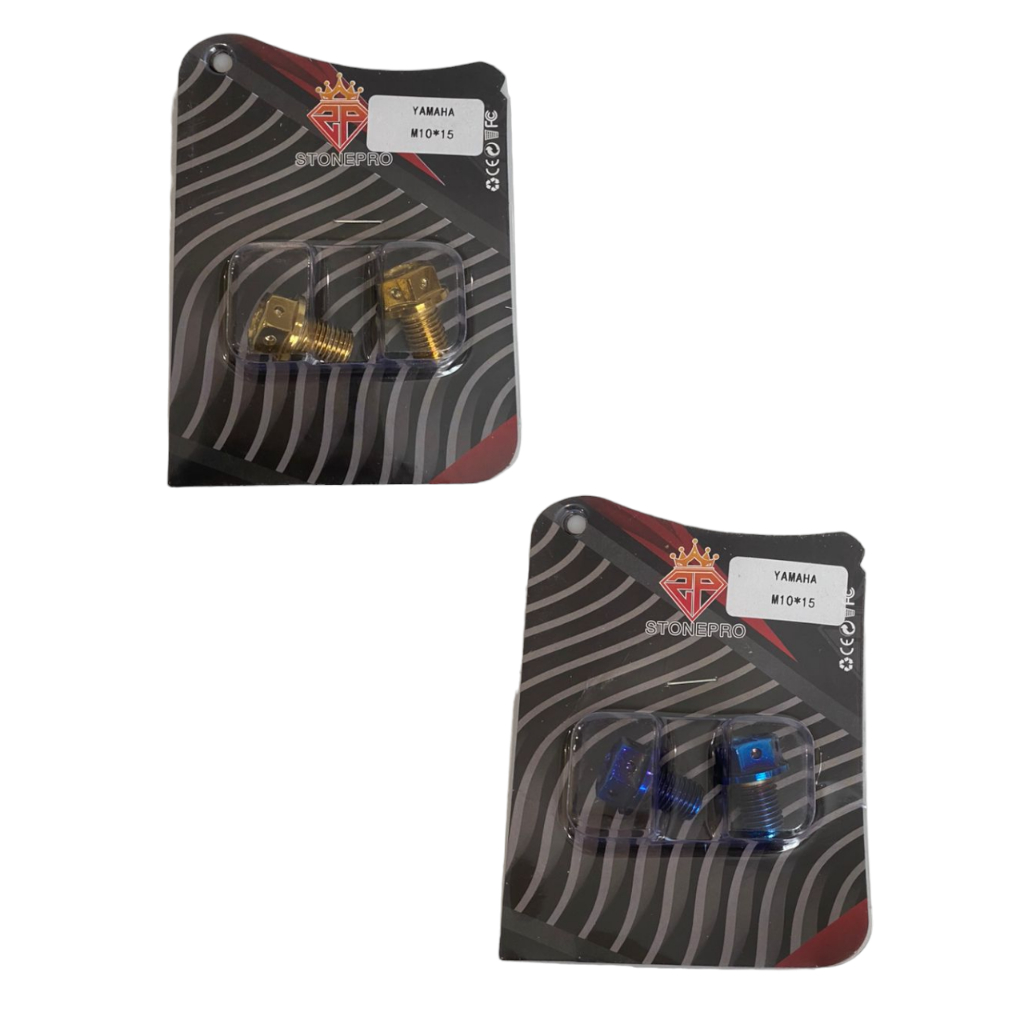 SKRU MIRROR SCREW SIDE MIRROR TITANIUM GOLD YAMAHA HONDA SYM | Shopee ...