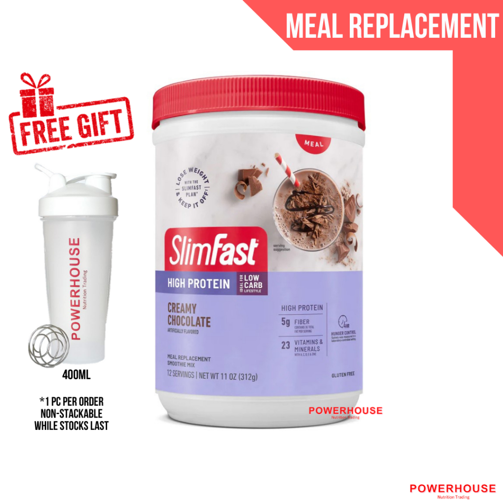 SlimFast High Protein Smoothie Mix - 12 servings [Meal Replacement ...