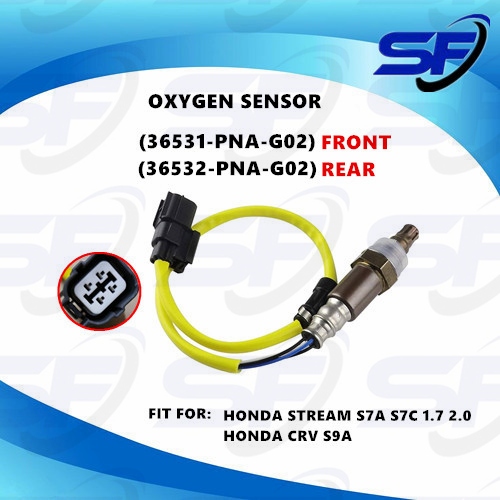 💯HONDA STREAM RN3 1.7 2.0 S7A S7C CRV S9A FRONT OXYGEN SENSOR 36531-PNA ...