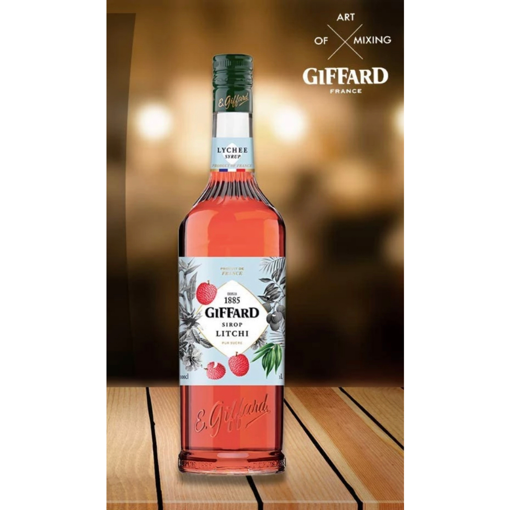 (Ready Stock)GIFFARD France Syrups Fruits Plant Base 1Litre | Shopee ...