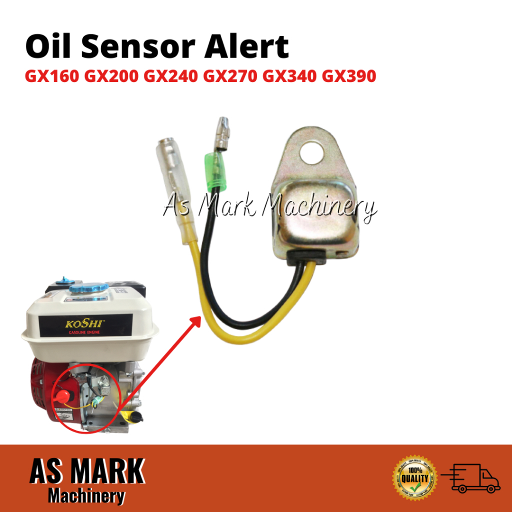Koshi 7.5hp Oil Sensor Alert for HONDA GX160 GX200 GX240 GX270 GX340 ...