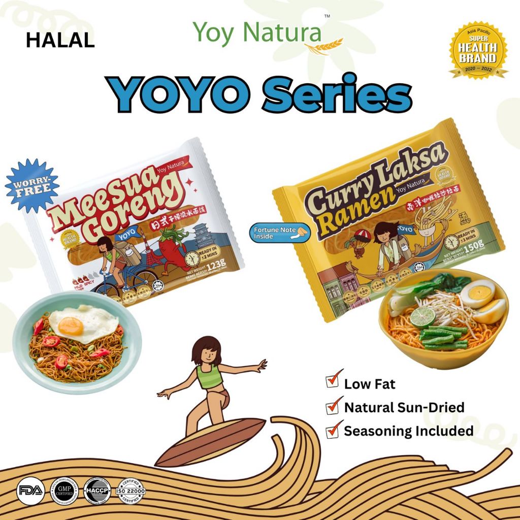 [NEW] Yoyo Mi Instant Noodles Curry Laksa Ramen Mee Sua Goreng[HALAL ...