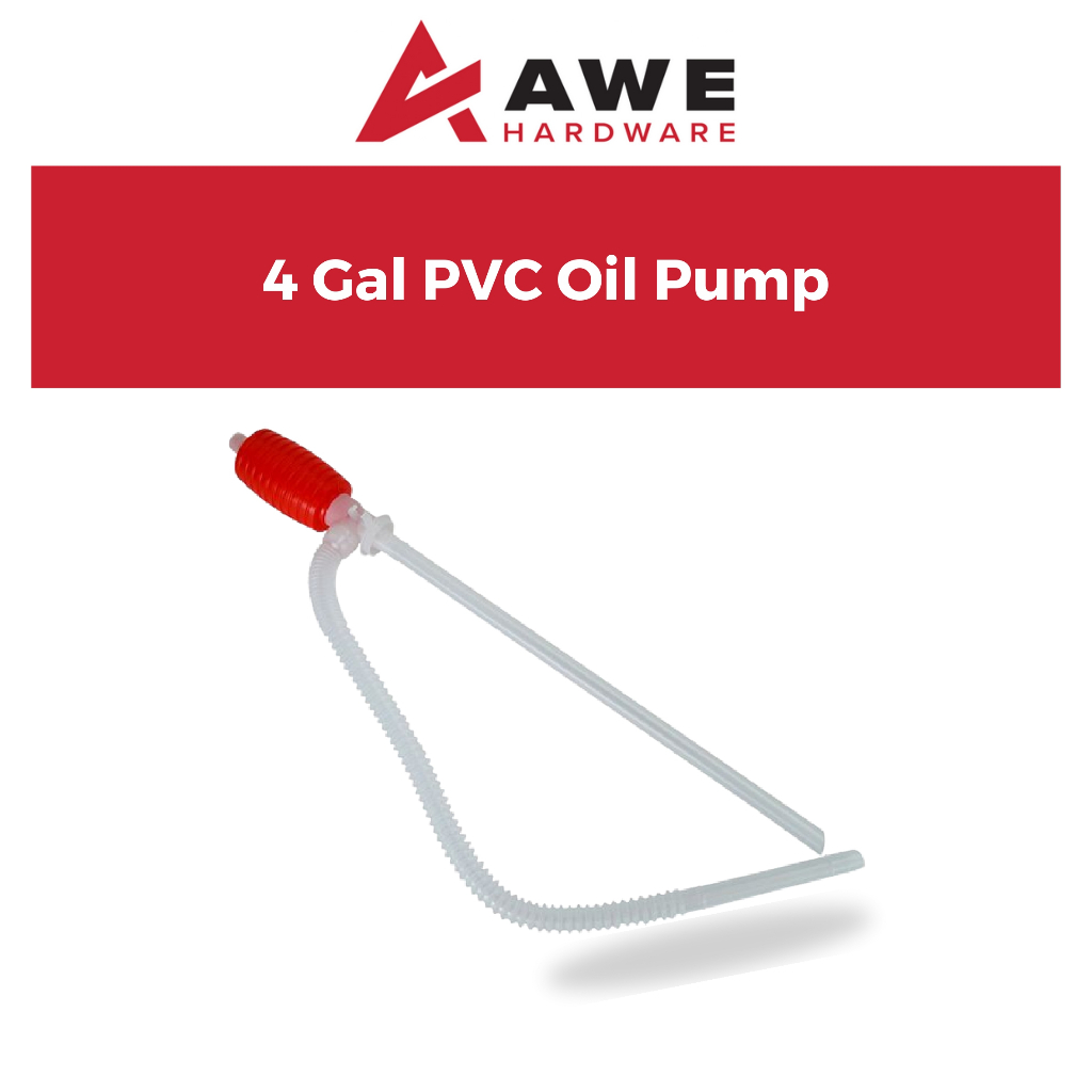Oil Pump 4 Gal PVC Manual Oil Hand Pump Emergency Pam Minyak Tangan ...