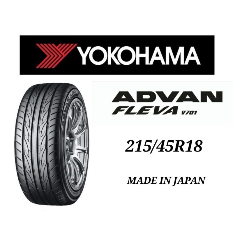 215/45R18 Yokohama ADVAN FLEVA V701 Tyre (2021) 215/45/18 | Shopee Malaysia