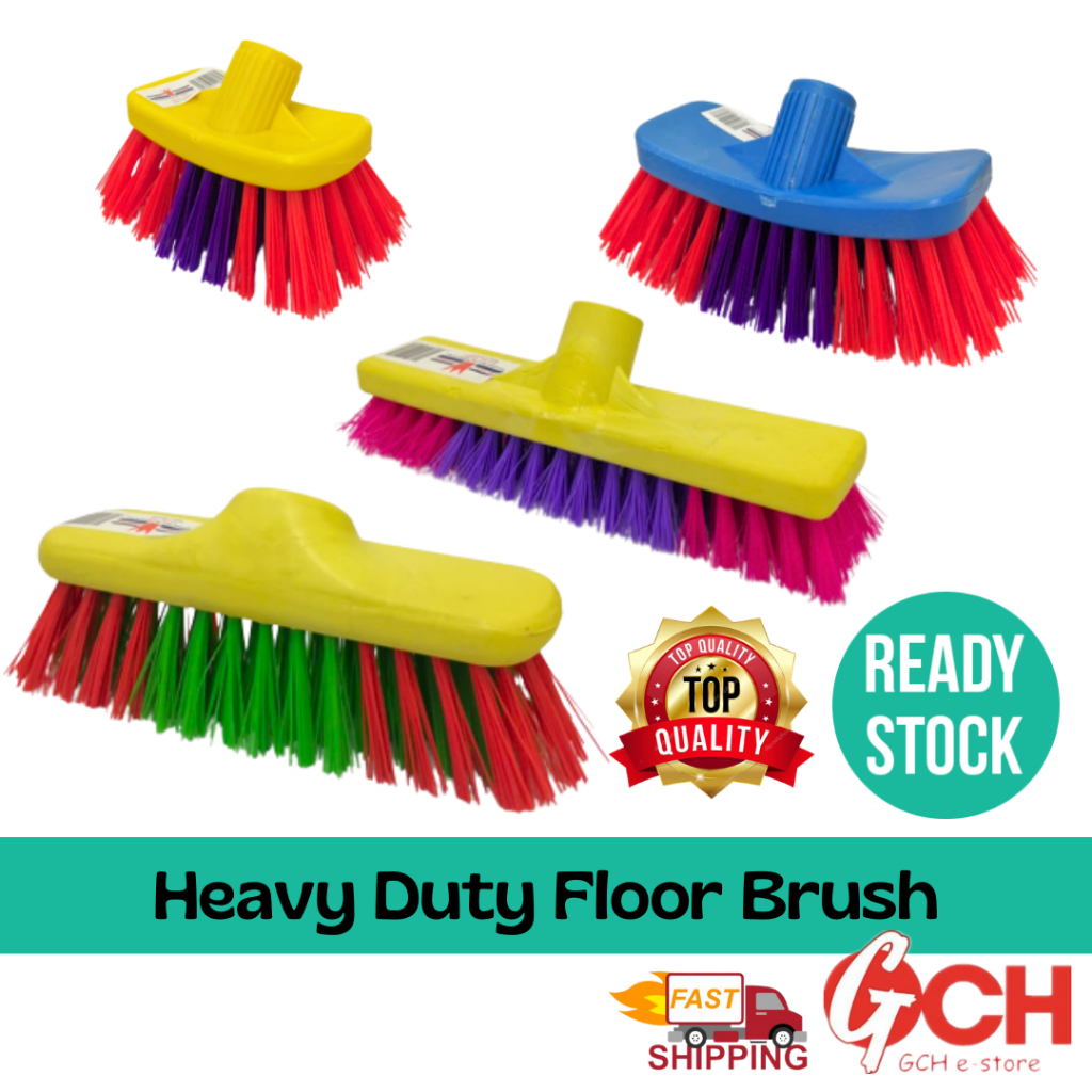 🔥Heavy Duty Floor Brush (No Handle) / Drain Brush / Berus Lantai ...