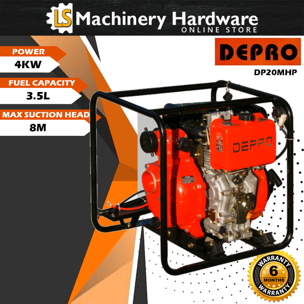 DEPRO DP20MHP 2" Diesel Water Pump - 6 Months Warranty | Shopee Malaysia