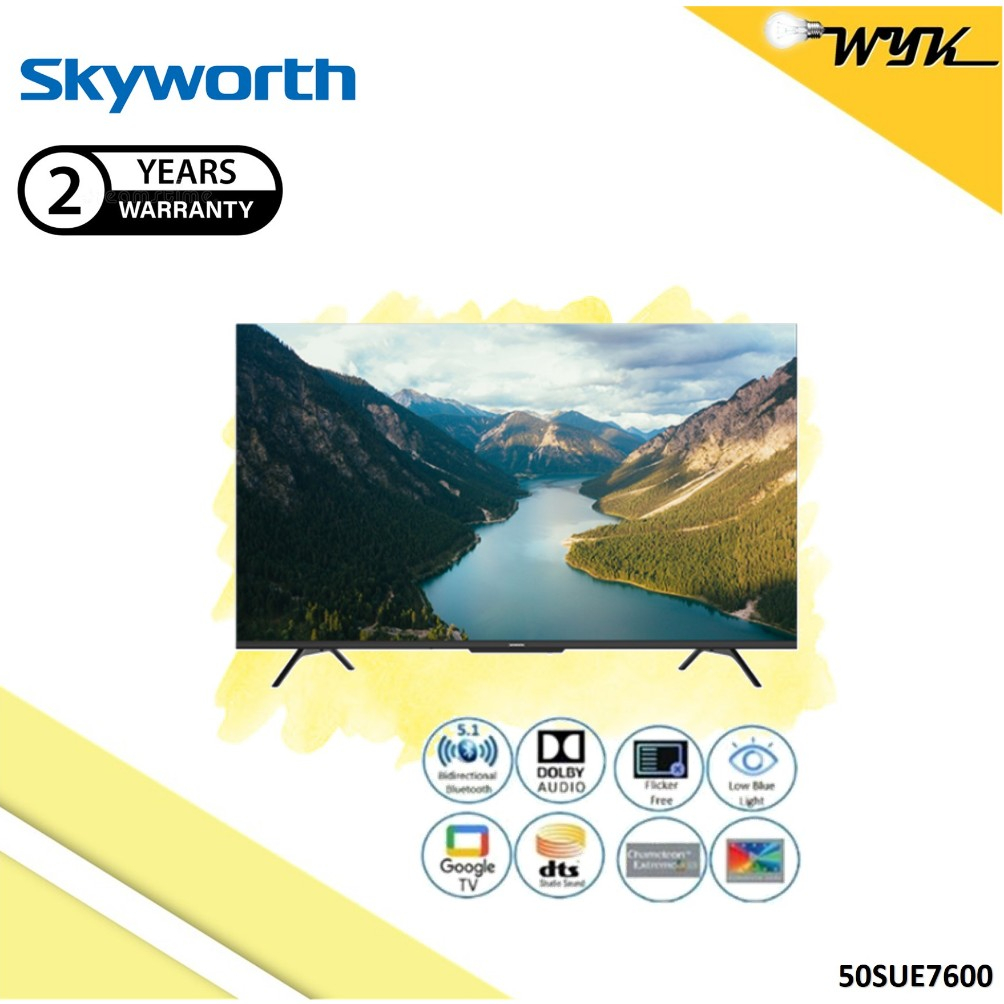 Skyworth 50 Inck 4k Google Tv SKY-50SUE7600 | Shopee Malaysia