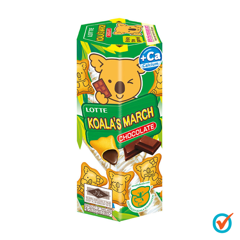 Lotte Koalas March Regular Pack 37g - Chocolate | Shopee Malaysia