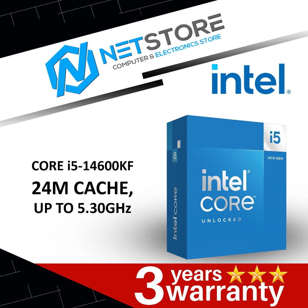 INTEL CORE i5-14600KF 24M CACHE, UP TO 5.30GHz PROCESSOR - BX8071514600KF | Shopee Malaysia