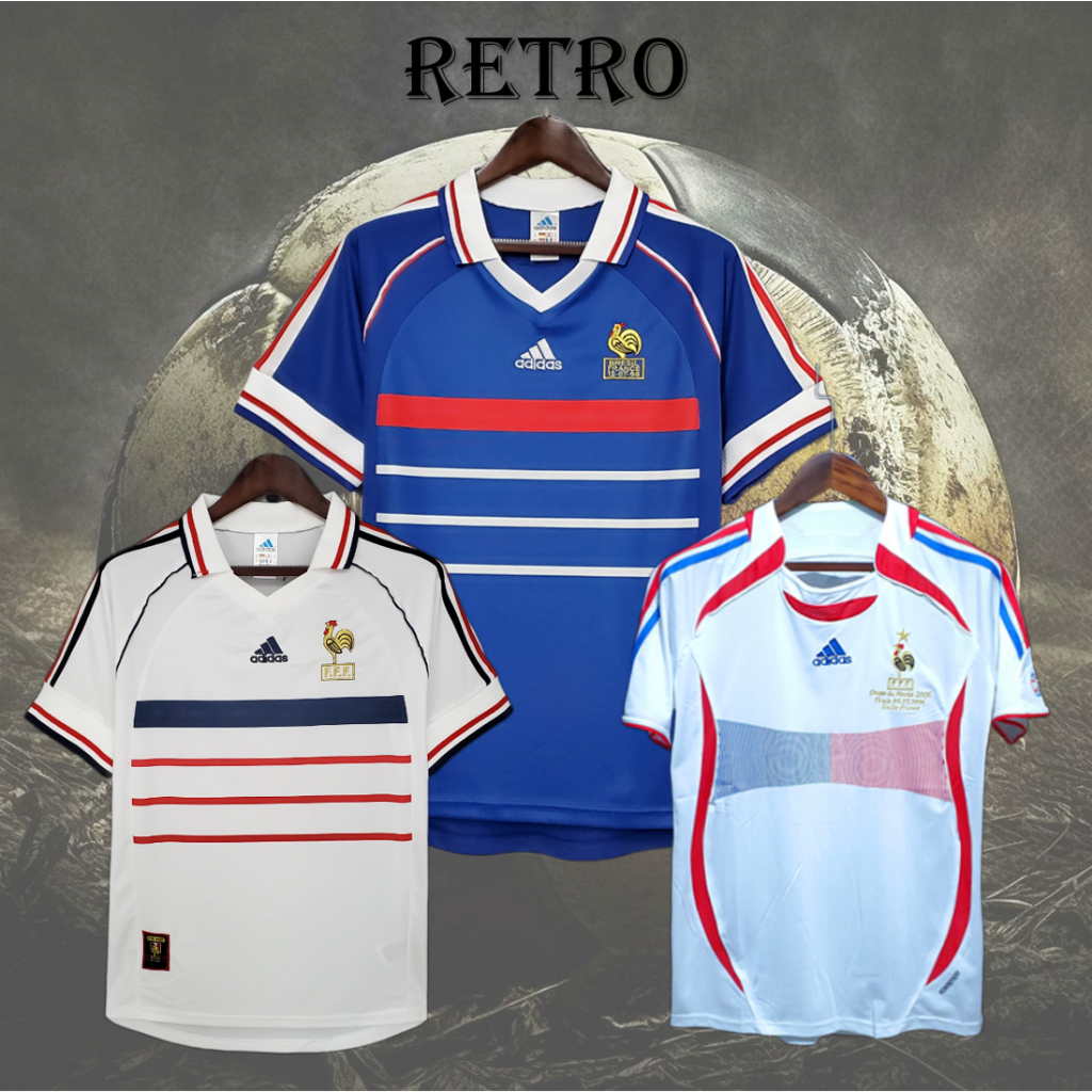 Retro France Vintage Jersey Ready Stock *Local Seller* | Shopee Malaysia