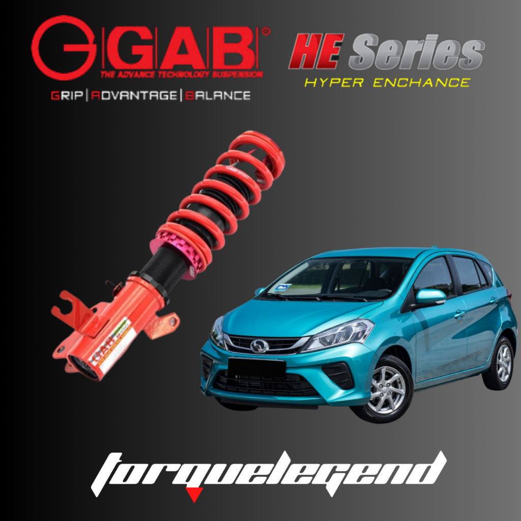 (Perodua Myvi 2018+)GAB HE Series (Rear separate with HLK)Adjustable ...