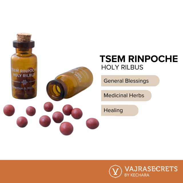 H.E. Tsem Rinpoche Holy Rilbu (Protection) - Set of 3 Rilbus/ Set of 10 ...