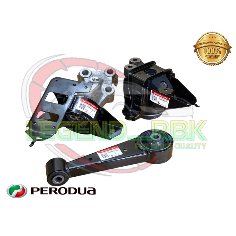 (3PCS) 100% ORIGINAL PERODUA AXIA 2014-2018 ENGINE MOUNTING SET ...