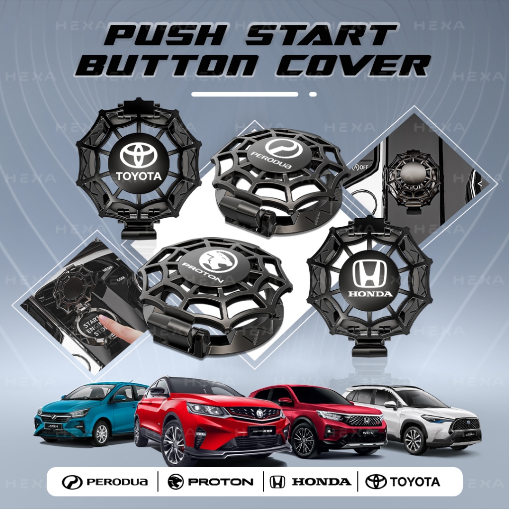 [𝐎𝐍𝐄 𝐂𝐋𝐈𝐂𝐊 𝐏𝐔𝐒𝐇 𝐒𝐓𝐀𝐑𝐓 𝐁𝐔𝐓𝐓𝐎𝐍 𝐂𝐎𝐕𝐄𝐑] PROTON PERODUA HONDA TOYOTA Car ...