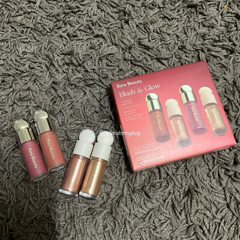 READY STOCK RARE BEAUTY by Selena Gomez Limited Edition Blush & Glow 4 ...