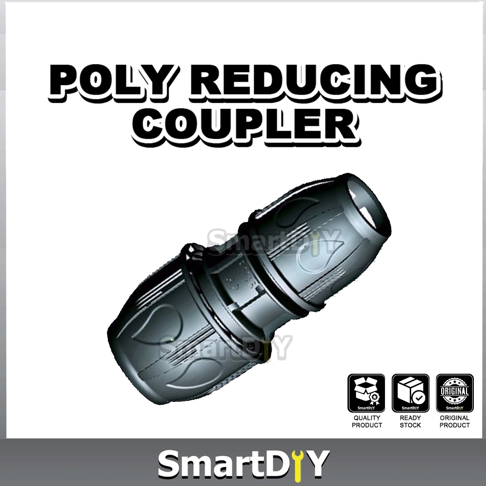 {READY STOCK} Poly Reducing Socket Coupler PP Poly Water Connection ...