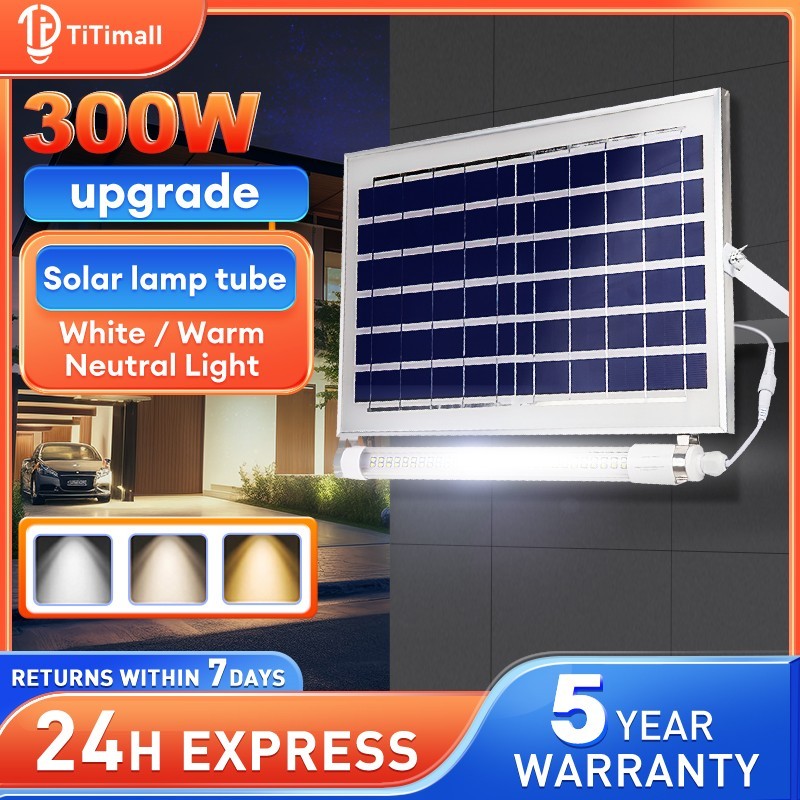 300W Solar Light Outdoor Lighting Waterproof Lampu Solar 3Types of ...