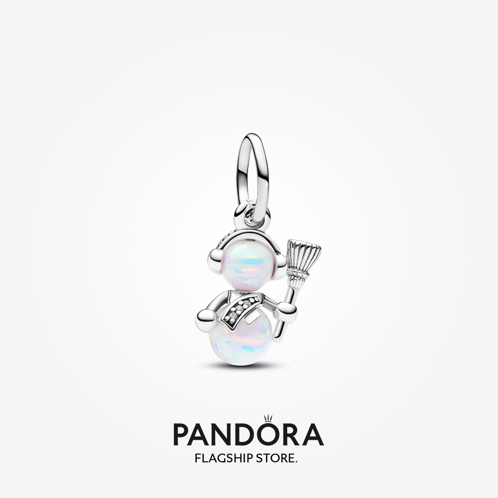 Pandora Opalescent Snowman Dangle Charm | Shopee Malaysia