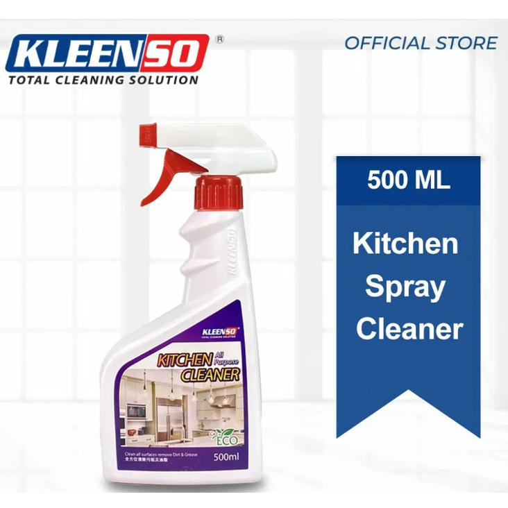 KLEENSO Kitchen All Purpose Spray Cleaner Flower Fresh (500ml) | Shopee ...