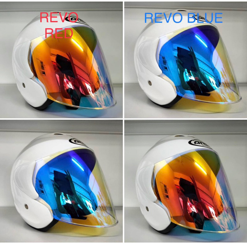 ARC RITZ SIANG MALAM CRYSTAL REVO COLOUR VISOR (100% -CLEAR USE AT DARK ...