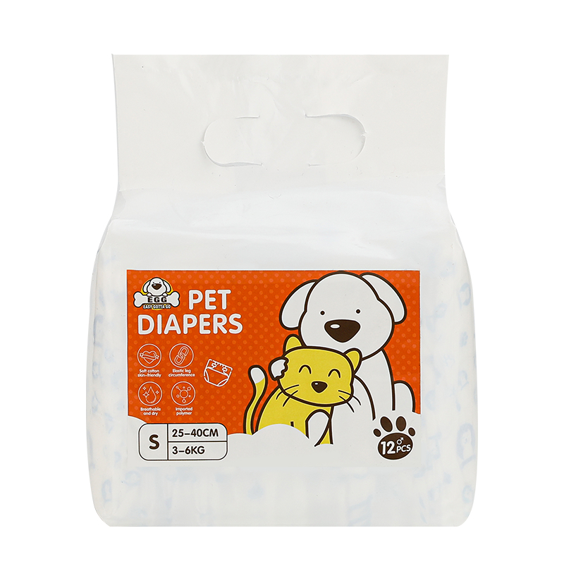 EGG Pet Dog diapers absorption 12/10pcs Rapid Disposable Cats Supplies ...